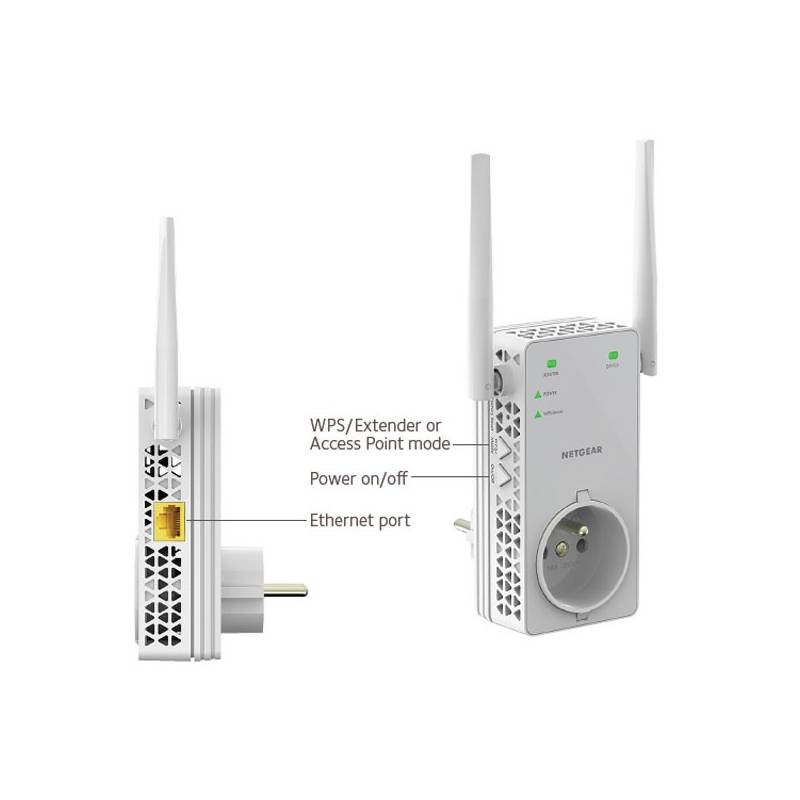 Repeteur - Wi-Fi/RJ45 - AC 1200 - Dual Band