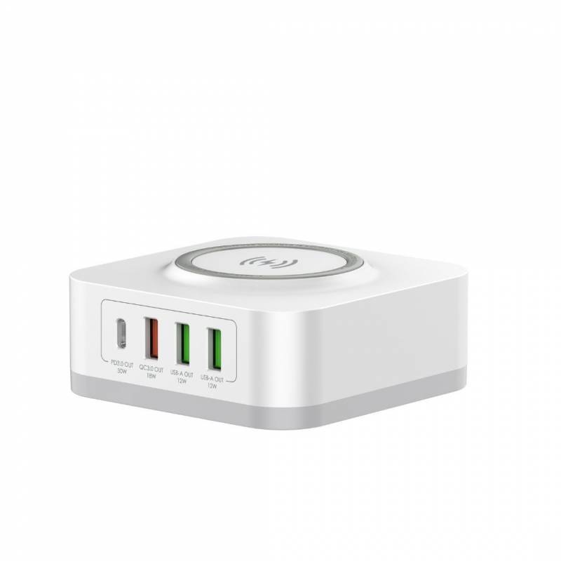 WE - Chargeur à induction + Port USB et USB-C 32W