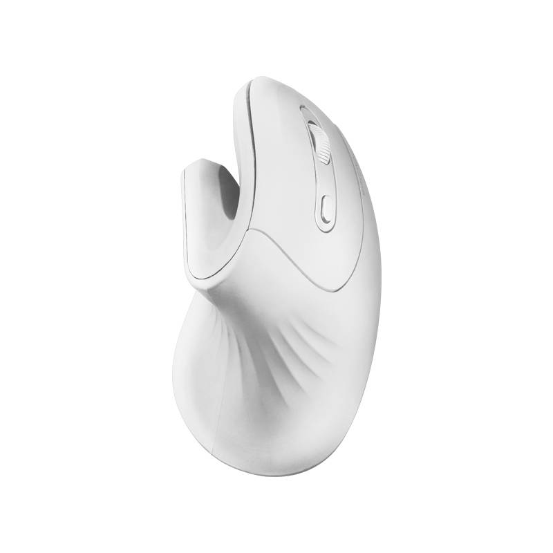 Mars Gaming - Souris Ergonomique Vertical Ergopro Sans Fil- Blanc